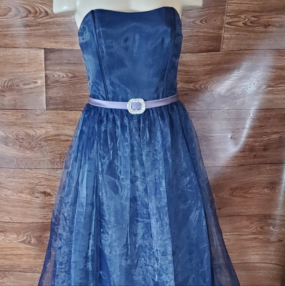Alfred Angelo Strapless Evening Prom Wedding Formal D… - Gem